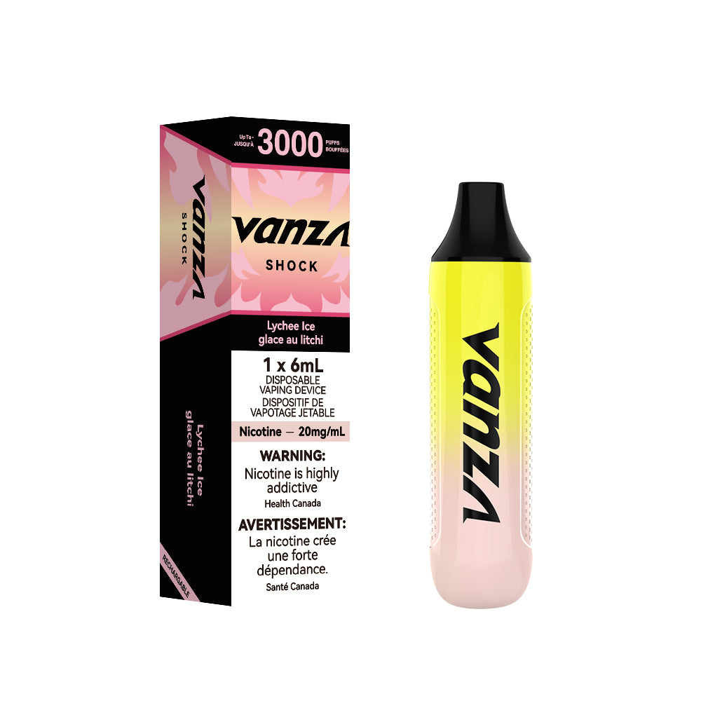 Vanza Shock 3000 | Disposable Vape | Best Vapes Canada