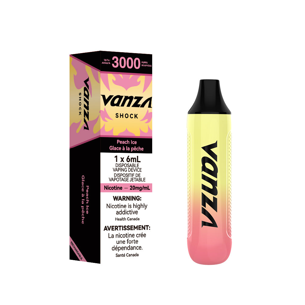 Vanza Shock 3000 | Disposable Vape | Best Vapes Canada